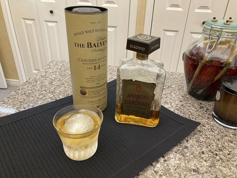 The Grandfather | Amaretto Scotch Cocktail | Drink Recipe